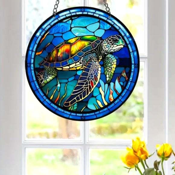 Art | Sea Turtle Suncatcher Acrylic | Poshmark